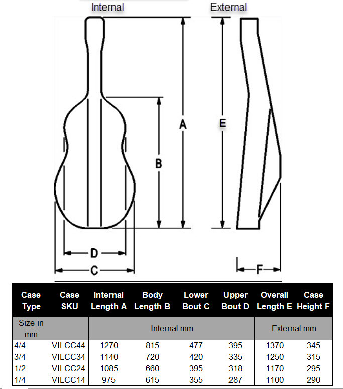 Vivo VILCC24 Lightweight 1 2 Size Cello Case Vivo Violins Vivo VILCC24 Lightweight 1 2 Size Cello Case Vivo Violins